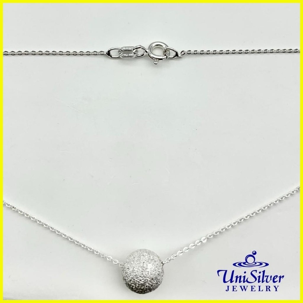 Unisilver 925 Sterling Silver Necklace ( NP224-1016) | Shopee Philippines