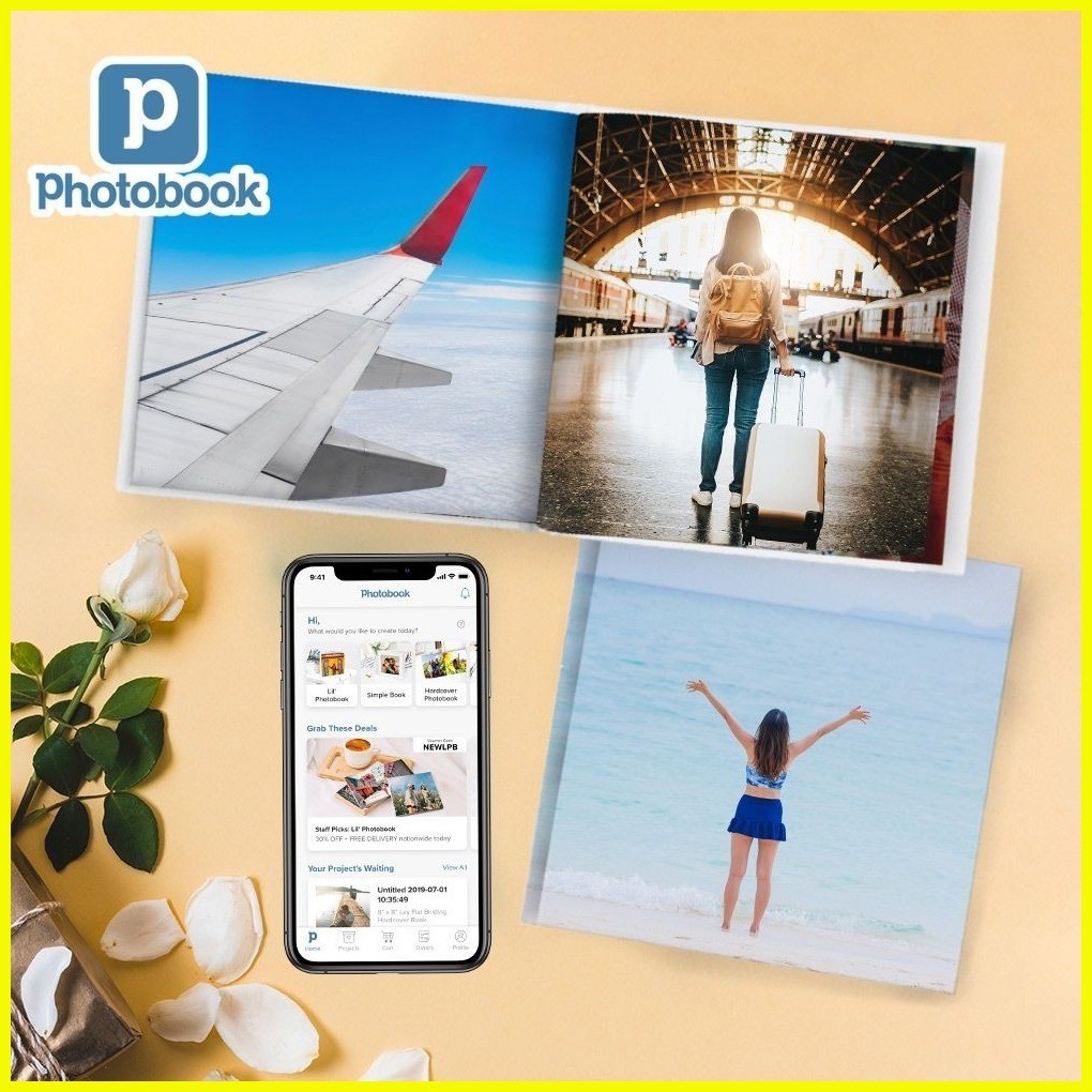 [Photobook App Exclusive] Photobook 6" x 6" DIY Hardcover Simple Book ...