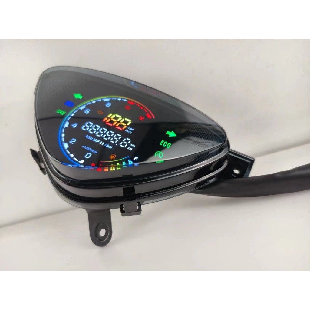 NEW Digital LED Meter Speedometer Odometer Tachometer For YAMAHA Mio ...