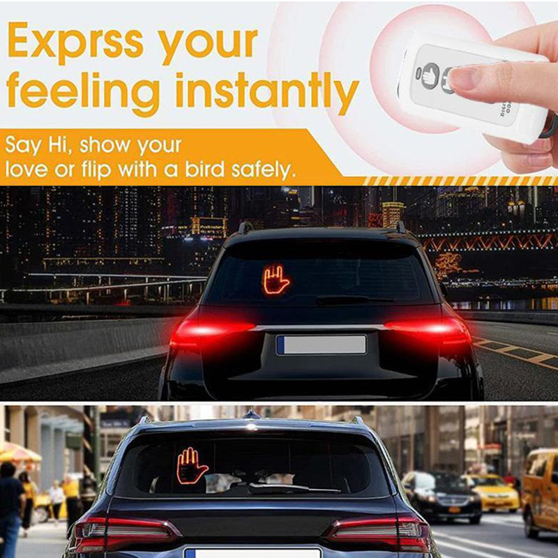 Gesture lights Car Interior led light for car window Light Amber Car ...