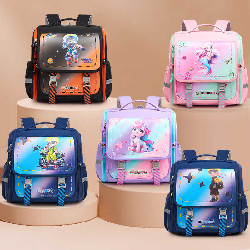 Japanese Style Cartoon Waterproof Ultra Lightweight Student School Bag ...