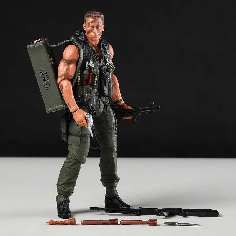 7 NECA Commando 30Th Anniversary Ultimate John Matrix Action Figure ...
