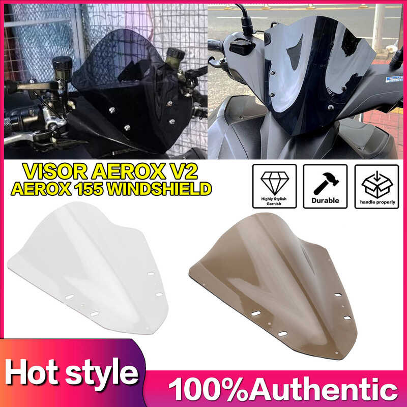 VISOR WINDSHIELD Acrylic PARA YAMAHA AEROX 155 v1 v2 Visor / Windshield ...