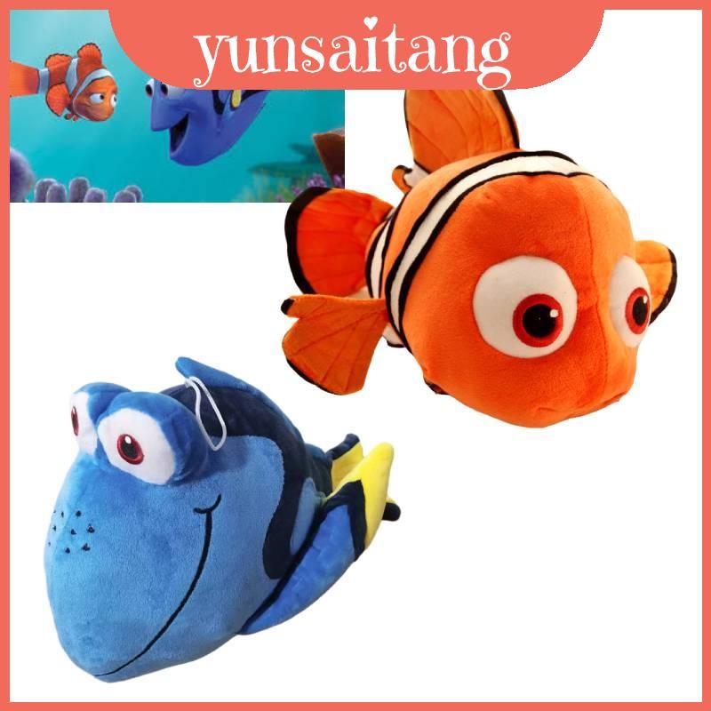 Cute Finding Nemo Clownfish And Dory Fish Stuffed Plush Toy Soft And ...