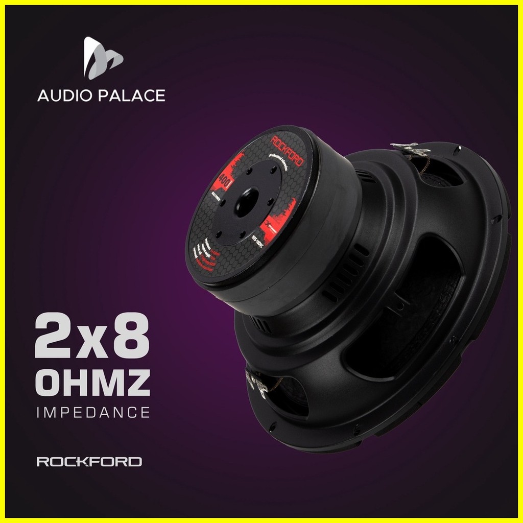 ROCKFORD Professional Subwoofer Speaker NXS-10DVC [10 inches] [400 ...