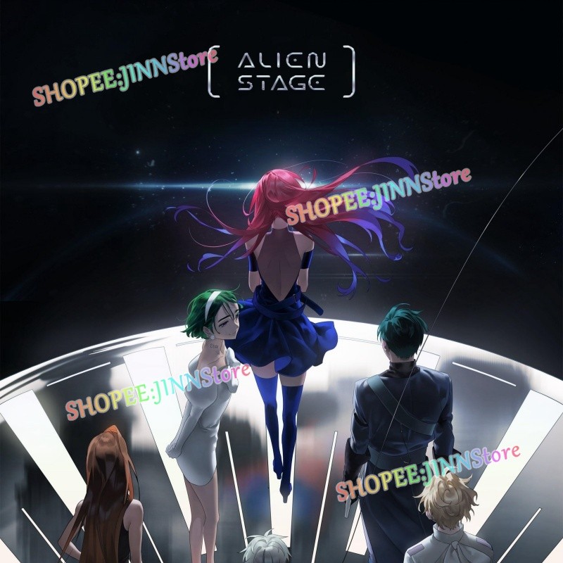 -JINN-VIVINOS ALIEN STAGE MIZI Cosplay Costume Wig Velvet Skirt IDOL Performance Outfits ALNST ...