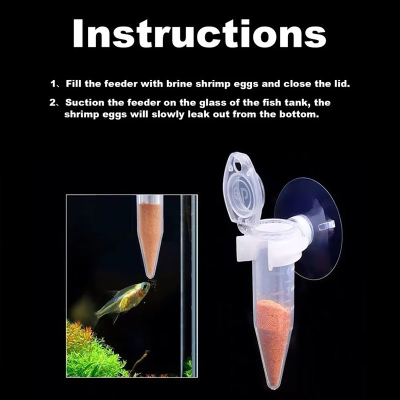 Mini Automatic Fish Feeder Funnel Cup Fish Food Feed Tool Tapered ...