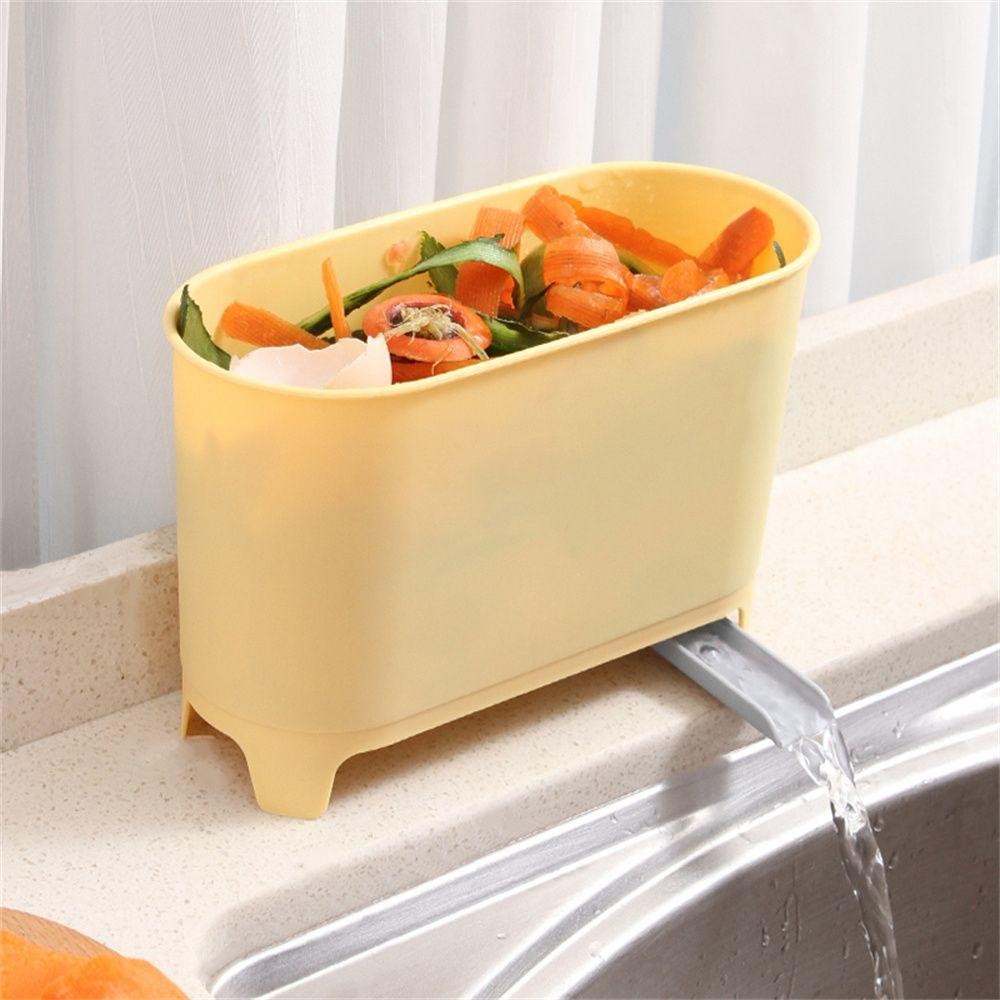 Household Strainer Drain Trash Can Bucket Kitchen Waste Bucket Sink ...