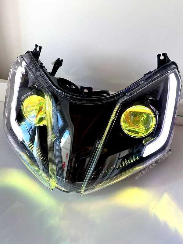 Fits for Suzuki UY125 LED head assembly change, double lens upgrade, angel eye, | Shopee Philippines