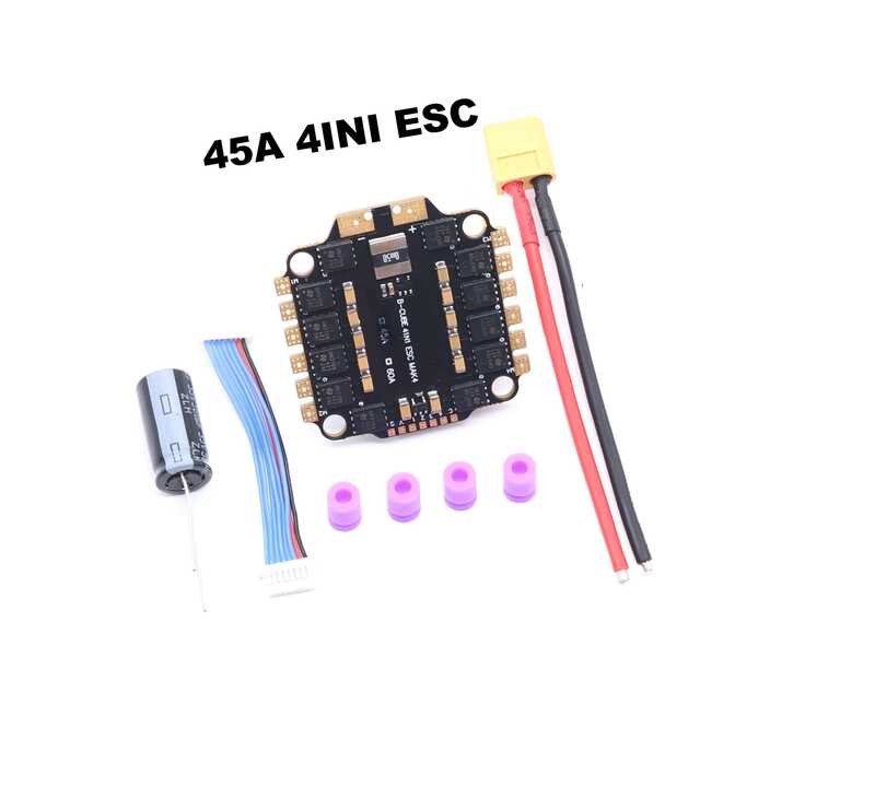 Blheli_S 1 9E 4In1 45A 60A ESC Porting 3-6S Brushless Motor Port Dshot300 600/Multishot/Oneshot ...