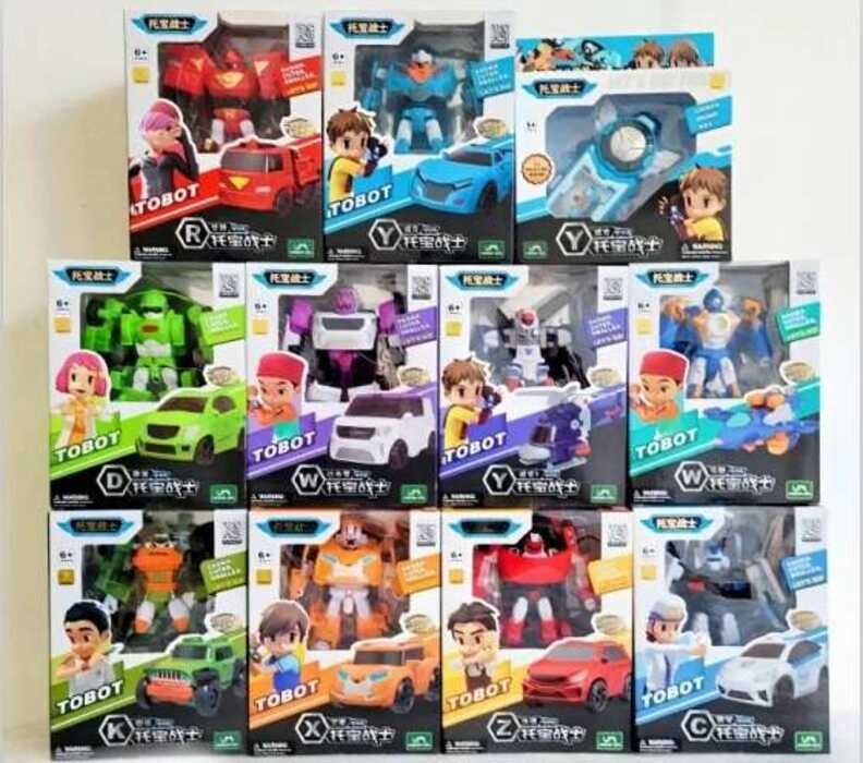 Mini Tobot Transformation Robot Toys Korea Cartoon Brothers Anime Tobot ...