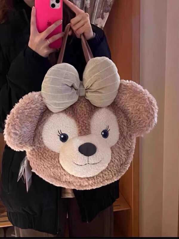 Fa Backpack Zhao Lusi Same Style Duffy Bear Cute Cartoon | Shopee ...