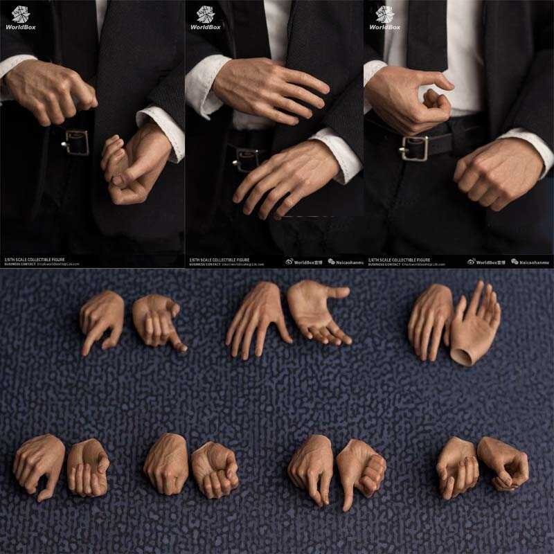 Worldbox 2.0 1/6 Scale Male Soldiers Hands Type Model · Fit 12Inches ...