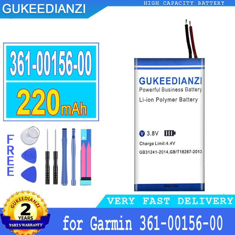 GUKEEDIANZI 220Mah Battery 401325 (2 Lines) For Garmin 361-00156-00 Big ...