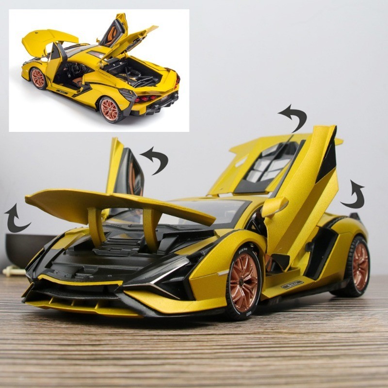 1:18 Scale Lambor Sian Metal Alloy Toys Car Model Diecast Vehicle ...