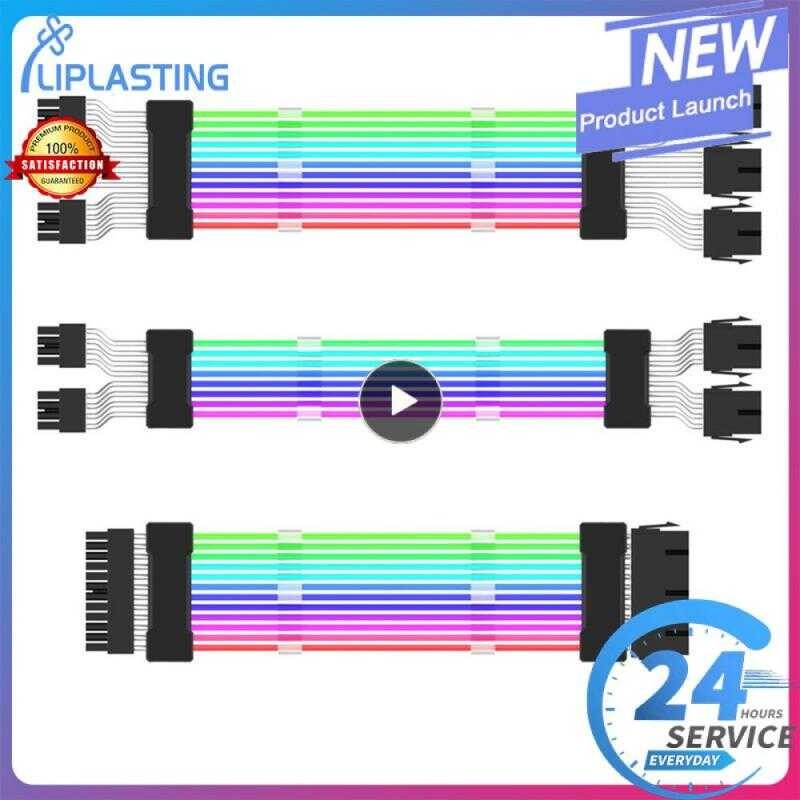 Extension RGB Case Cable 5V 24Pin ARGB Lighting Strip Streamer Transfer ...