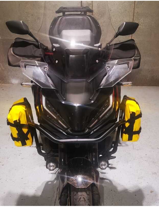Waterproof Side Lage Motorcycle Travel Quick-Release Riding Guard Bar ...