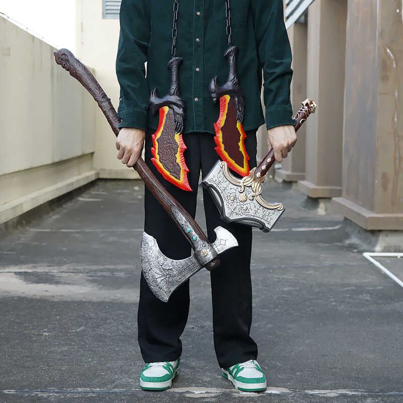 Diyos Digmaan Blades Ng Chaos Kratos Leviathan Axe Weapon 45Cm PU ...