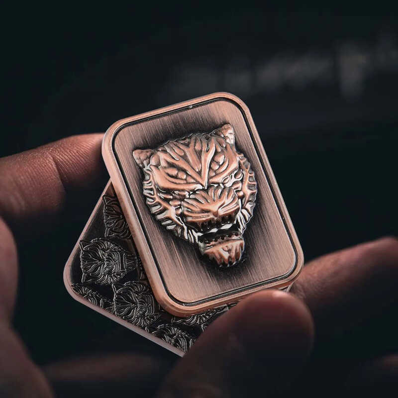 Slider Metal Magnetic Fidget Push Card Mini Sensory Toys Fingertip Gyro ...