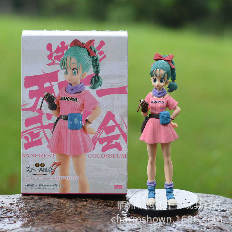 67 Bagong Dragon Ball Z Bulma 17Cm PVC Figure Toys Brinquedos Doll Goku ...