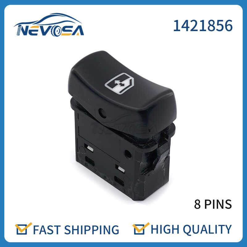 Novosa - Electric Lifting Window Control Switch 1421856, Single Button ...