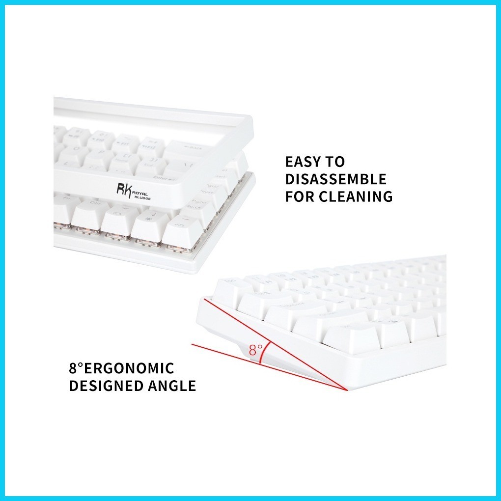 ♨ ∆ RK Royal Kludge G68 Tri-Mode RGB 68-Keys Hot-Swappable Mechanical ...