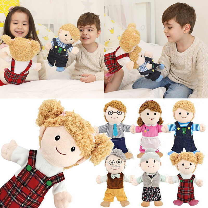 Family Stuffed Soft Toy Dad Mum Brother Cospaly Plush Doll Educational ...