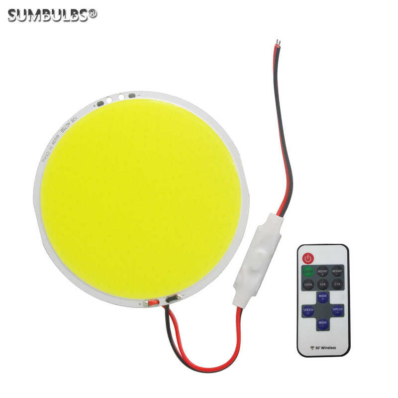 DC Dimmable Round 12V 50W LED High Power 108Mm COB Panel Light Source ...