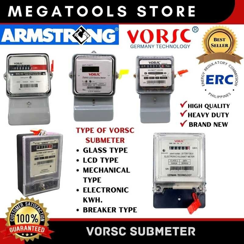 VORSC SUBMETER (GLASS TYPE/ LCD MECHANICAL BREAKER / ELECTRONIC TYPE ...