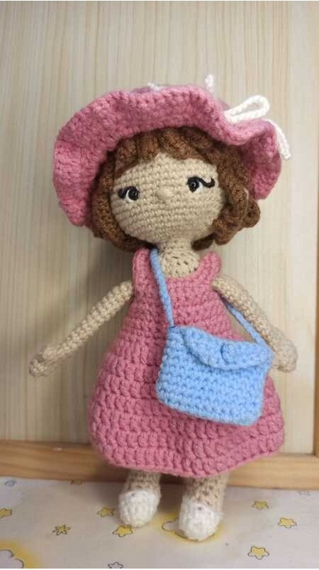 8Inches Customized Crochet Amigurumi Boneka | Shopee Philippines