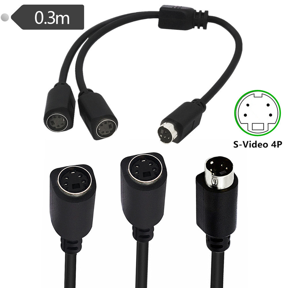 One Point Two S Terminal Cable Four Pin Cable TV AV Connection Cable S ...