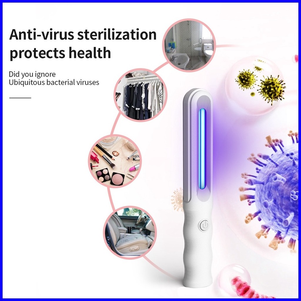 § ♀ Uv Disinfection Sterilizer Light Portable Germicidal Handheld ...