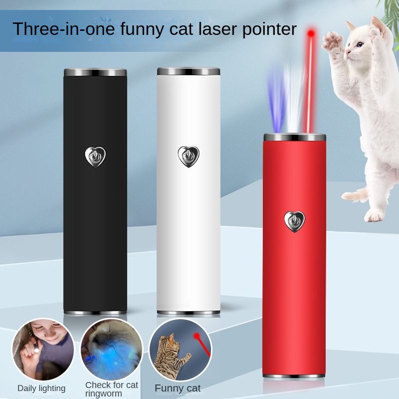 [midas]Laser Pen Three-in-One Laser Pen Laser Pen USB Charging Funny ...