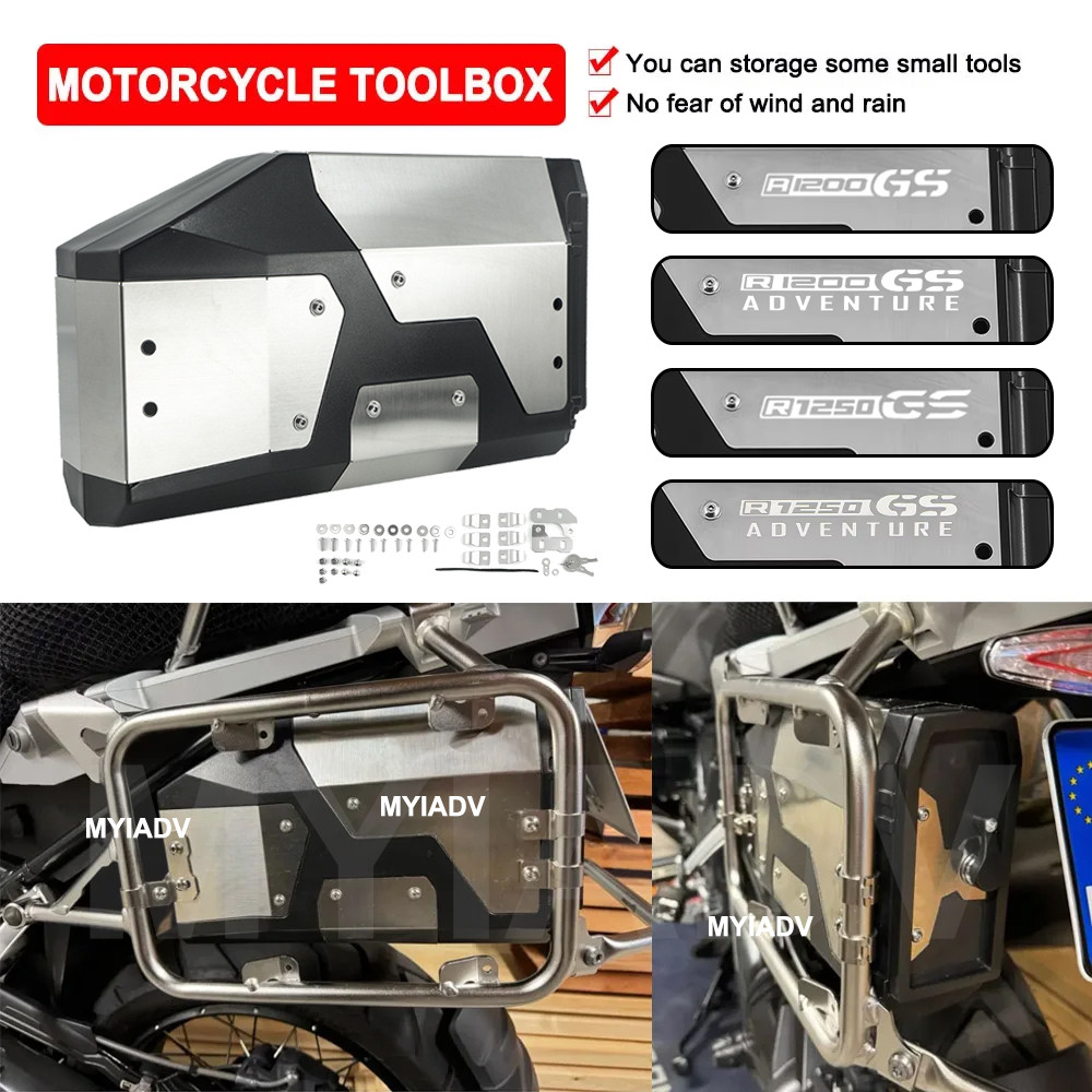 Motorcycle Tool Box Side Suitcase For BMW R1250GS R1200GS Adventure ...