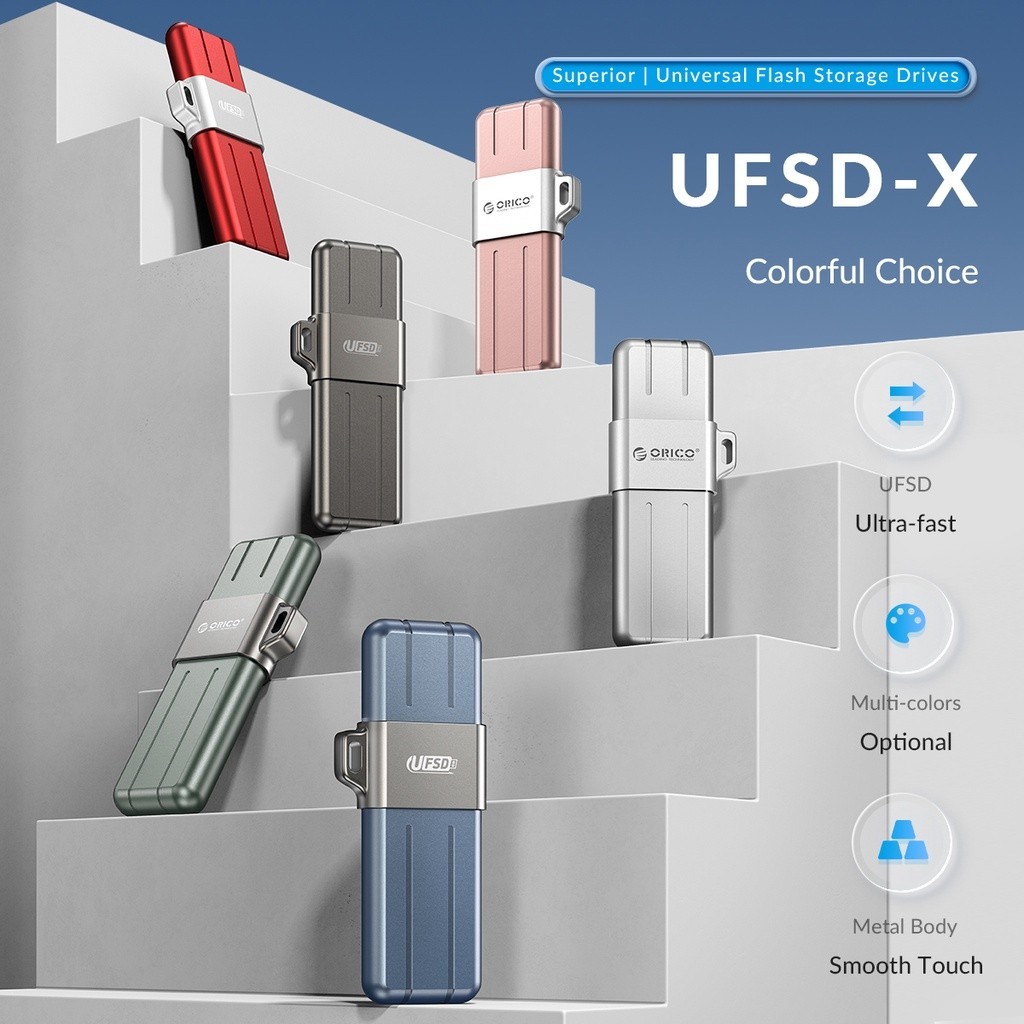 ORICO UFSD USB Flash Drive Original 128GB 256GB 512GB USB 3.2 405MB/s（ORICO-UFSD-X） | Shopee ...