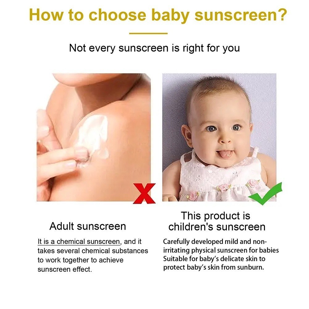 45g Children SPF50+ Sunscreen Lotion Kids Moisturizing Sunscreen Cream ...