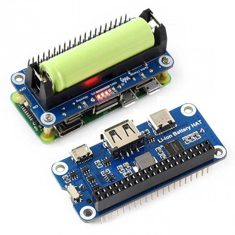 Raspberry Pi 4 Sw6106 5V Regulated Lithium Battery Expansion Board Two ...