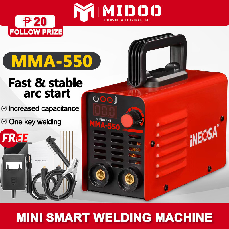 MIDOO MMA-550 Portable Electric Welding Machine IGBT Technology Digital ...
