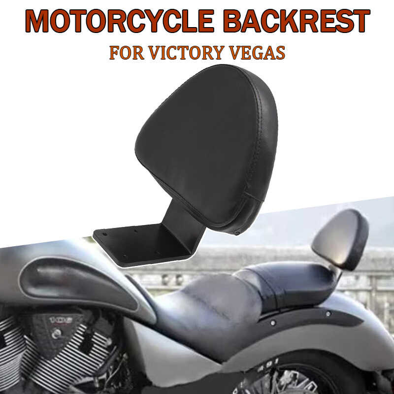 Bar Motorcycle Sissy Driver Seat Rear Passenger Rider Leather Backrest ...