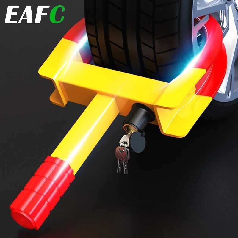Clamp Car Wheel Boot Tire Claw Heavy Duty Key For Trailer Caravan ...