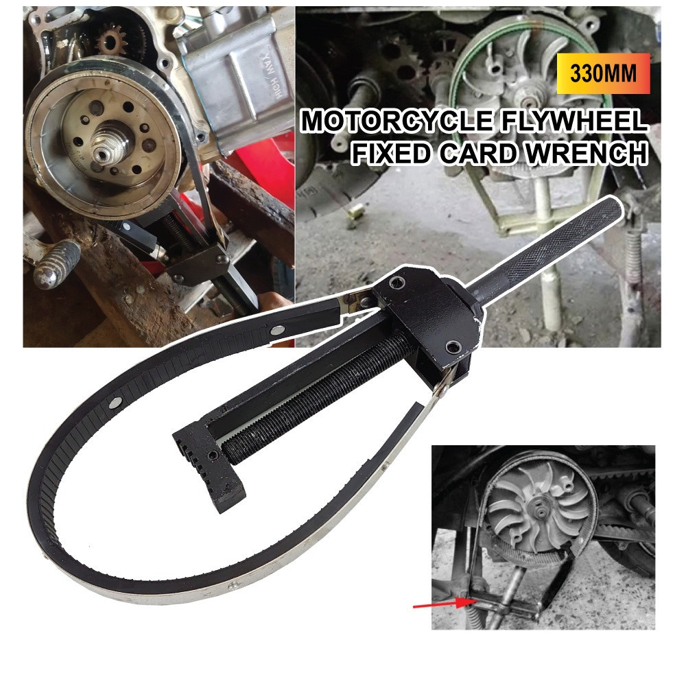 Motorcycle Flywheel Clutch Pulley Holder Flywheel Belt Pulley Magneto ...