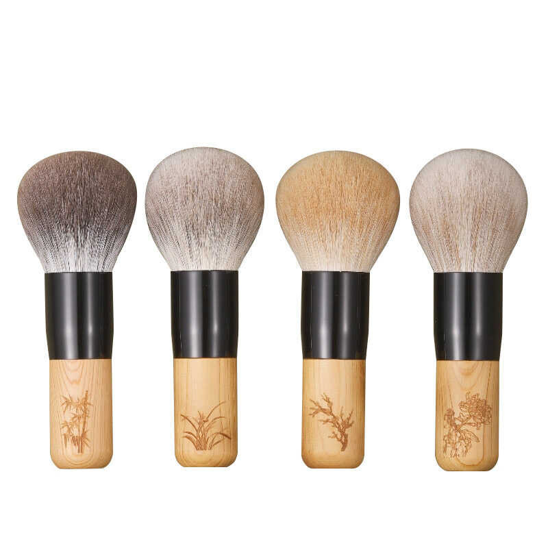 Handmade Profesional Makeup Brushes 1Pc Soft Fox Goat Weasel Hair ...