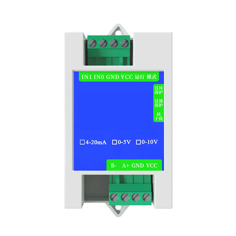 Conversion Module Analog 4-20Ma 0-5V 0-10V To Modbus RTU Protocol 2 4 8 ...