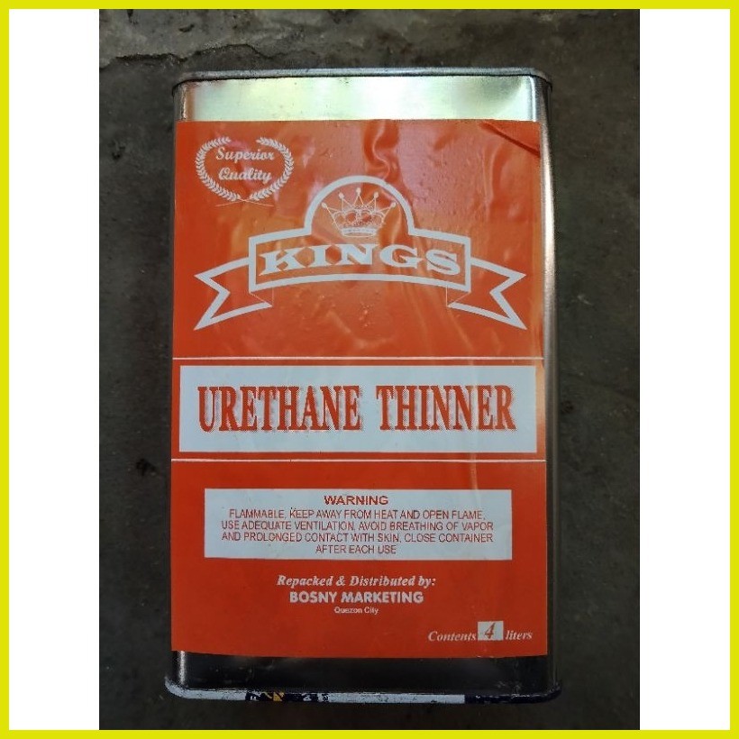 ⭐ KINGS URETHANE THINNER 1 GALLON (4LITERS) THINNER PARA SA URETHANE PINTURA PARA SA SASAKYAN ...