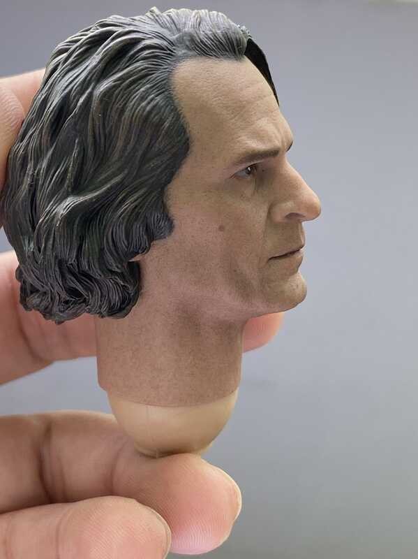 1/6 Male Soldier Joker Head Carving Joaquin Phoenix Joker 2019 Joker ...