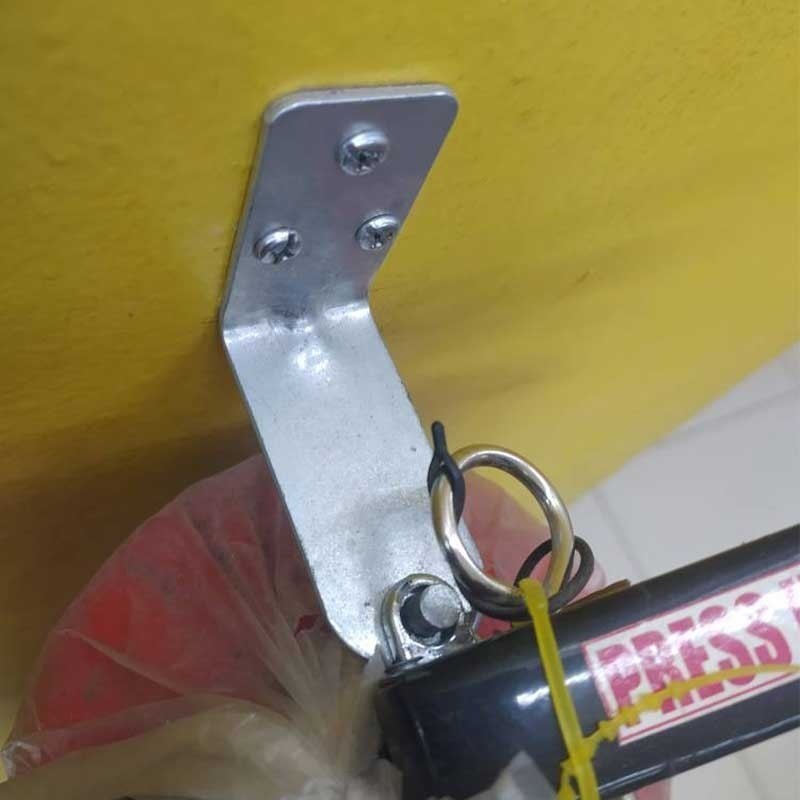 Fire Extinguisher Hook L-shaped Iron Bracket Steel Fire Extinguisher ...