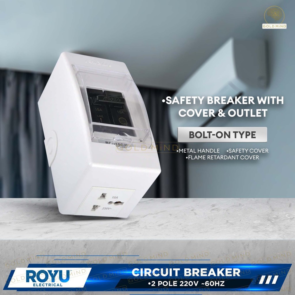 Royu Original Circuit Breaker Plug-In & Bolt-On Screw Type Terminal ...