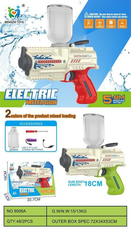 Tiny electric water gun, handgun, children's manual water gun, toy ...
