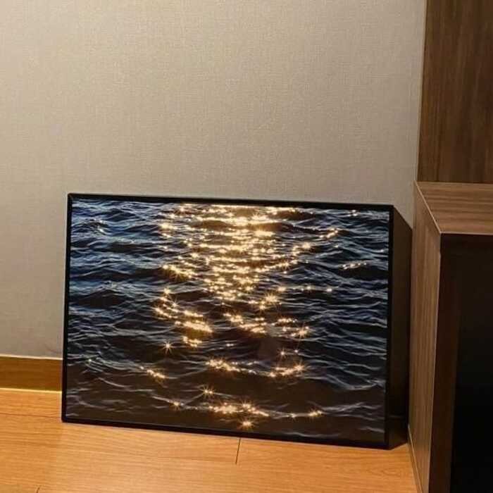 Nordic Ins ★ Style Desktop Decoration Painting, Sparkling Water Ripple ...