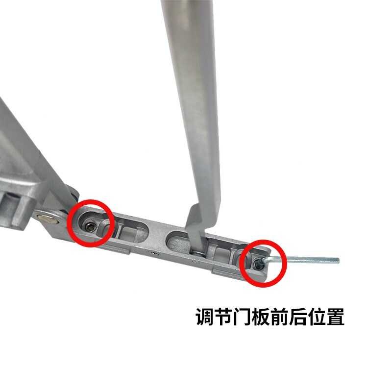 Bus door hinges, left and right flat braces with buffering, door and ...